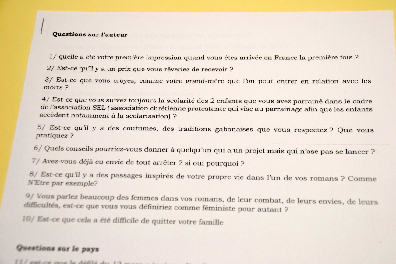LE CREUSOT : Rencontre avec la romancière Charline Effah au lycée Léon Blum - Creusot Infos