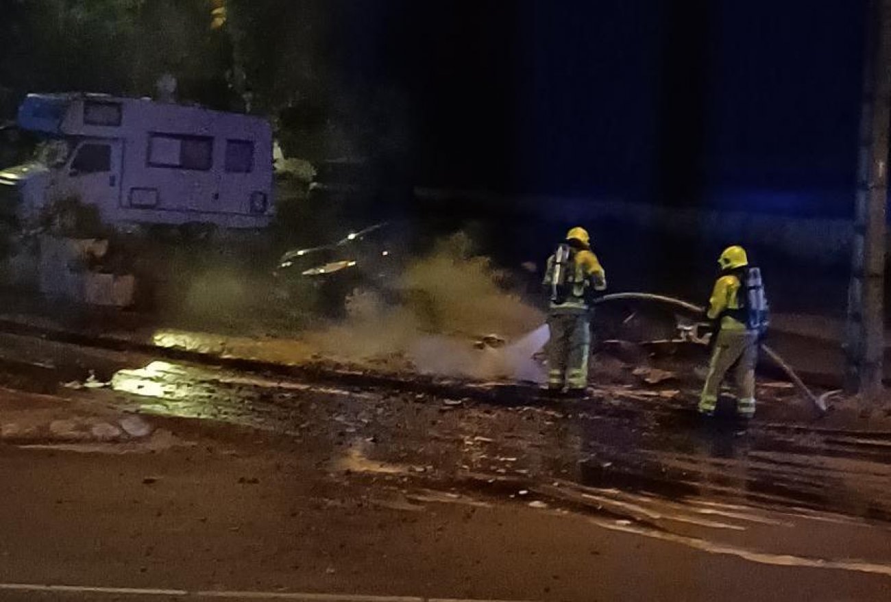 LE CREUSOT : Une caravane détruite par un incendie - Creusot Infos