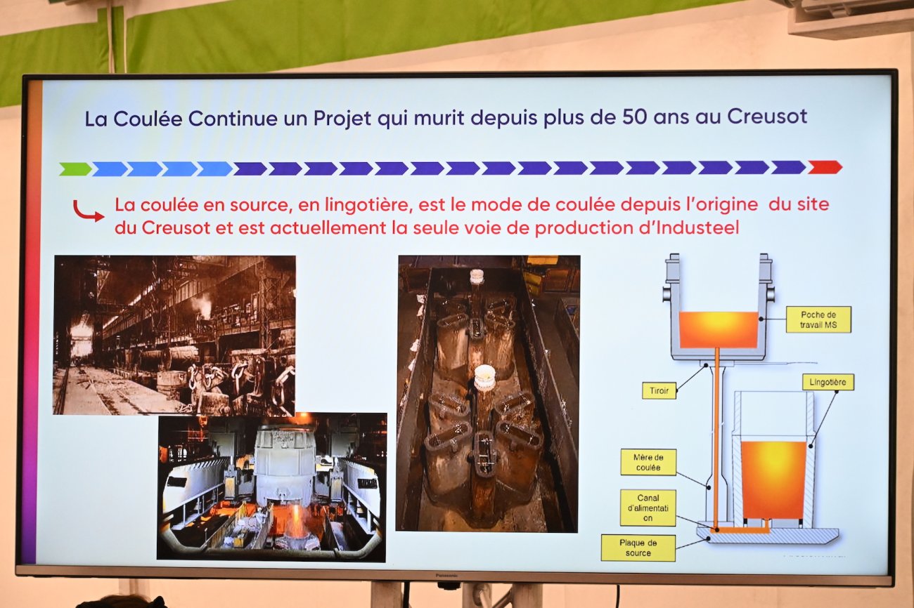 Industeel Le Creusot : Les secrets de la coulée continue verticale et de ses enjeux - Creusot Infos