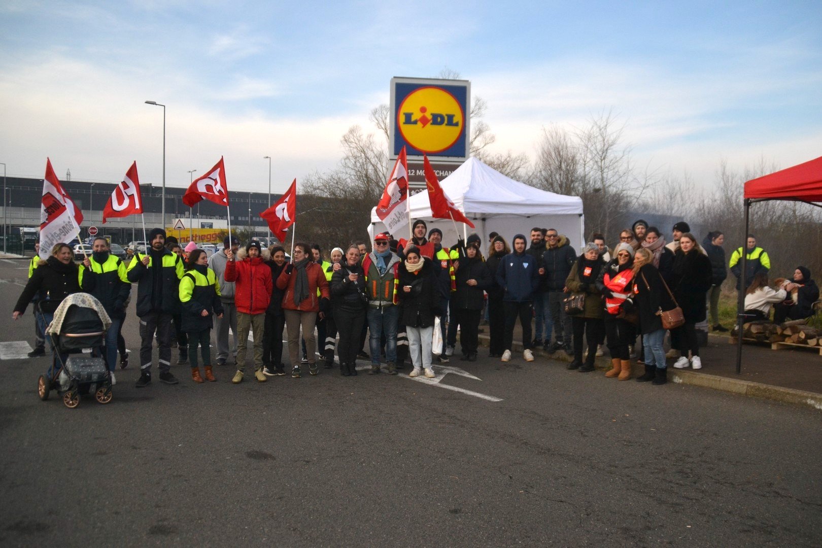 MONTCHANIN : Grève illimitée chez Lidl France - Creusot Infos