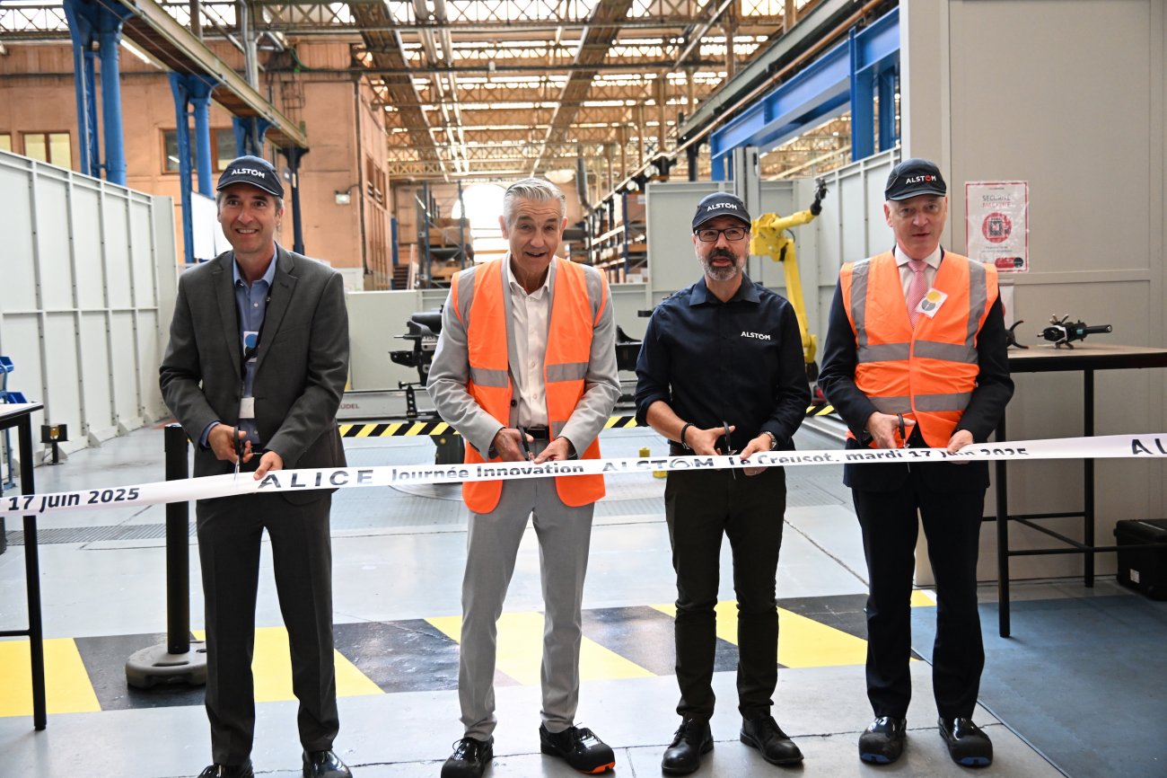 LE CREUSOT : Alstom inaugure une nouvelle cellule laser robotisée au service de la qualité ...