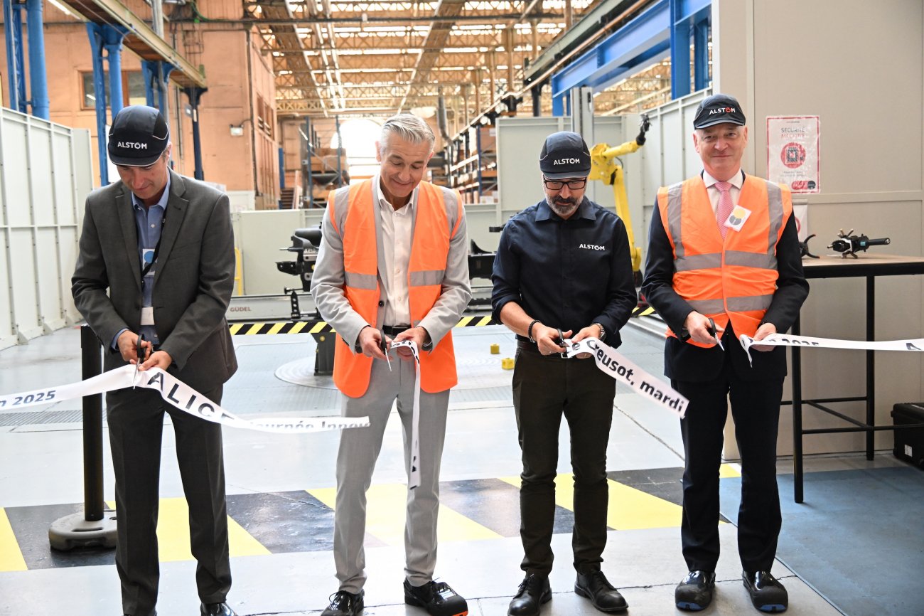 LE CREUSOT : Alstom inaugure une nouvelle cellule laser robotisée au service de la qualité ...