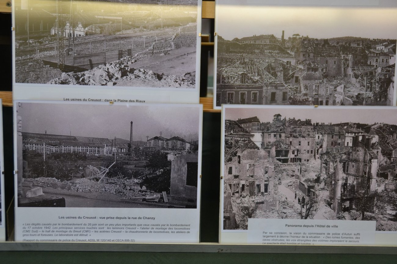 LE CREUSOT : L’exposition consacrée à la commémoration du bombardement ...