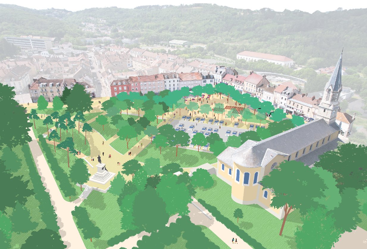 LE CREUSOT : Le projet définitif de la Place Schneider a été présenté - Creusot Infos