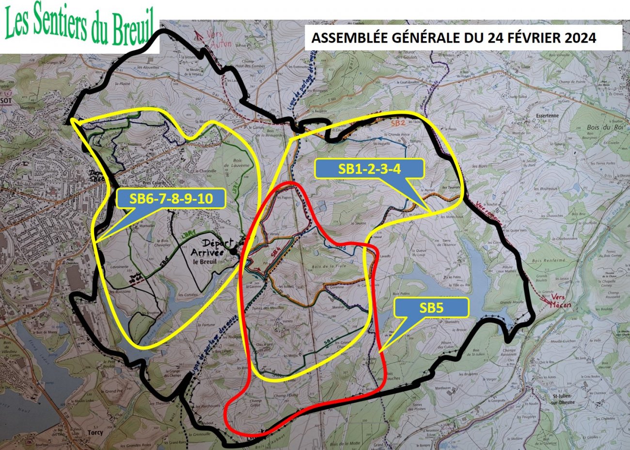 LE BREUIL : Six nouveaux circuits et des projets pour l'association ...