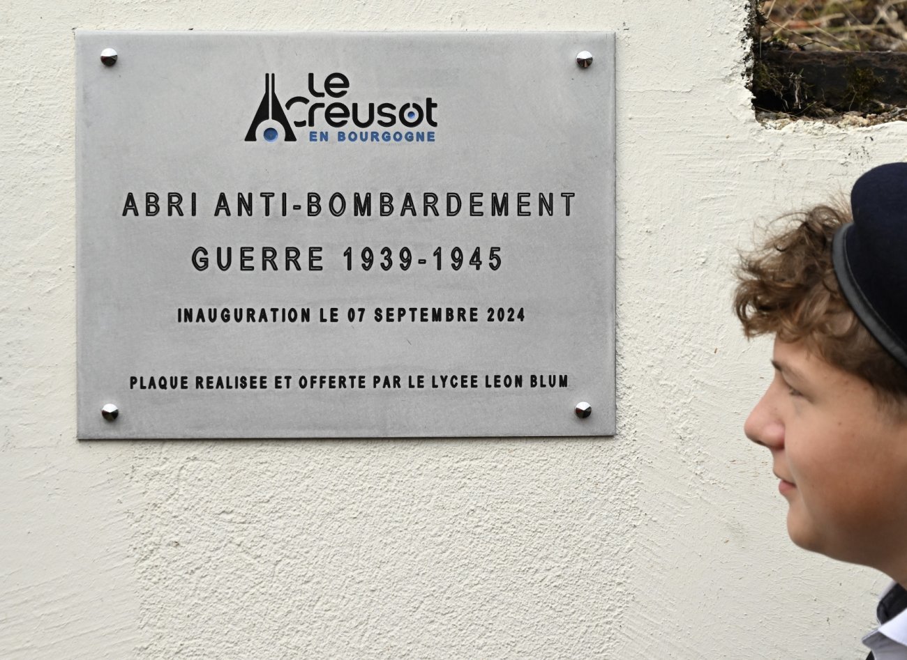 LE CREUSOT : Une plaque pour l’abri anti-bombardement de la porte Saint ...