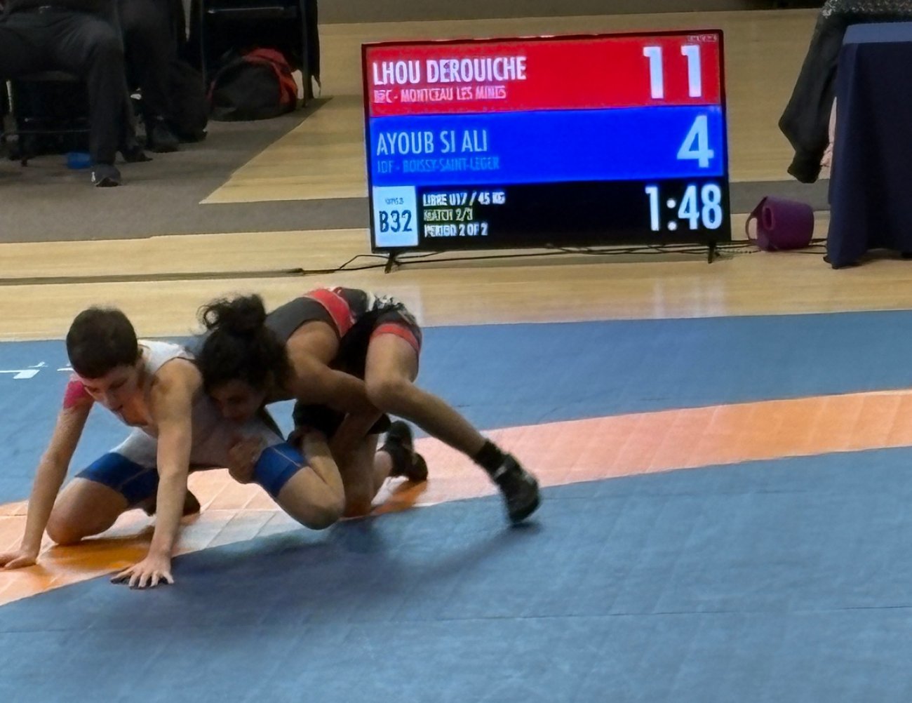 LUTTE : Lhou Derouiche vice-champion de France de lutte libre, Adrien ...