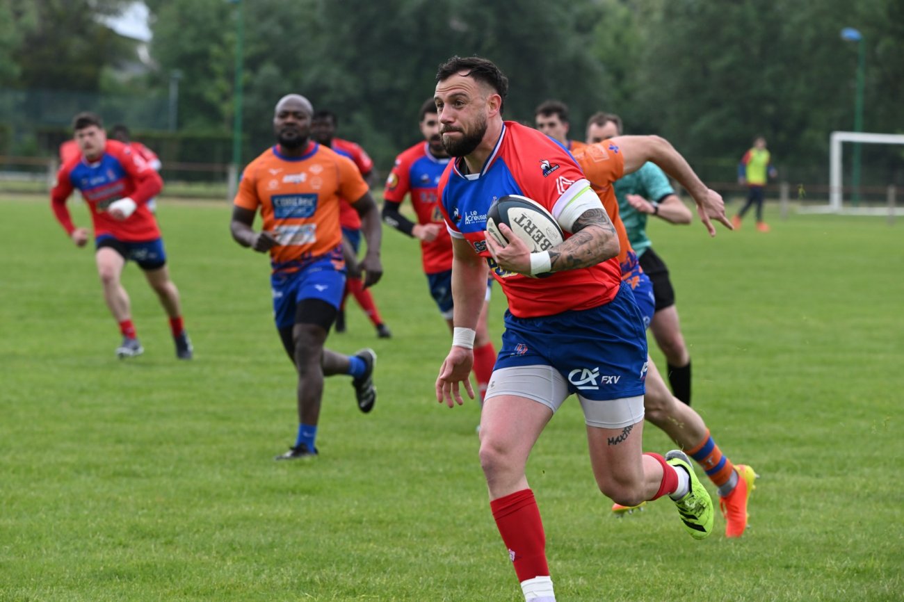 Rugby Barrage de Fédérale B : Le COCB passe un Tours ! - Creusot Infos