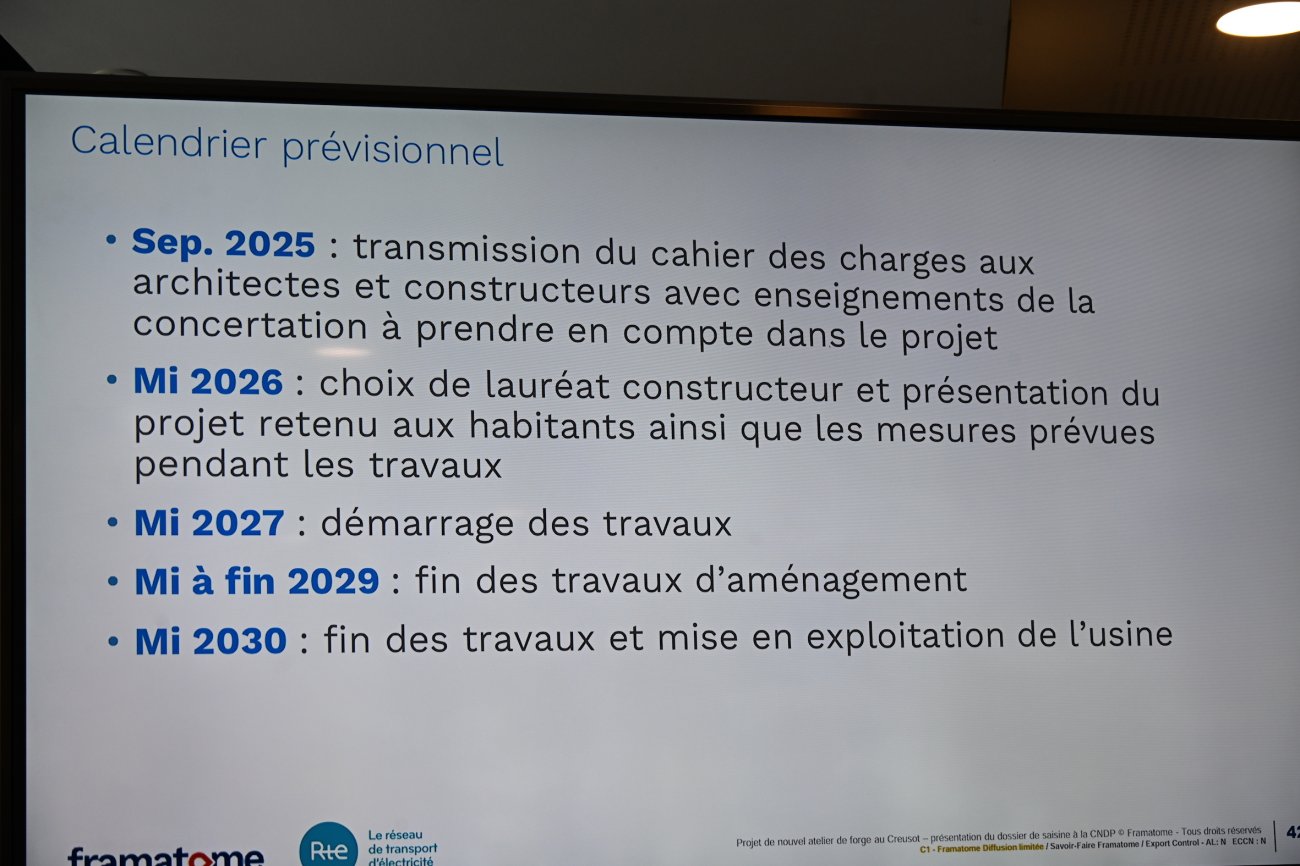 LE CREUSOT : Forge+ de Framatome, «un projet stratégique» avec beaucoup ...