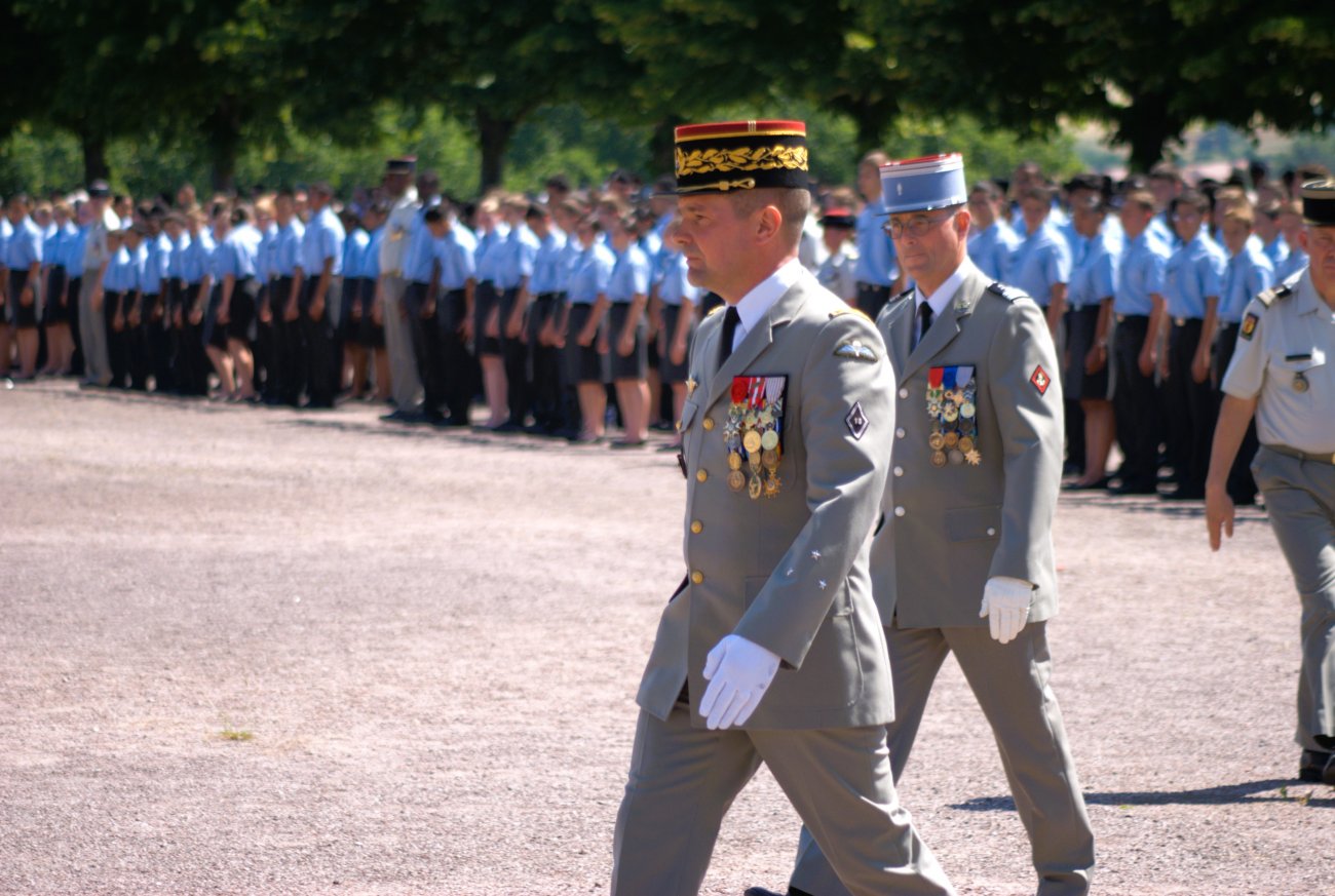 AUTUN : Cérémonie militaire au quartier Gangloff au LMA - Autun Infos
